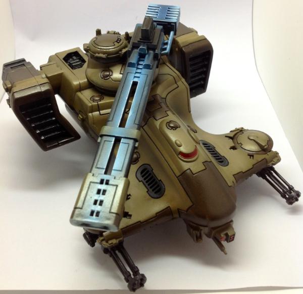 Tau Hammerhead Gunship With Glowing Railgun - Forum - DakkaDakka